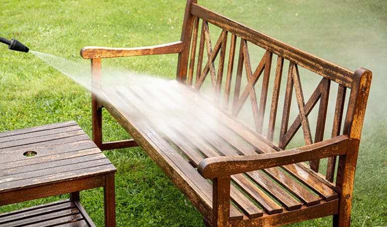 Pressure Washing Garden Furniture The Right Way | Washh